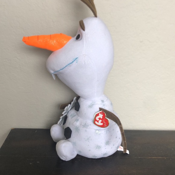 Disney | Toys | Disneys Frozen Olaf Stuffed Ty Toy | Poshmark